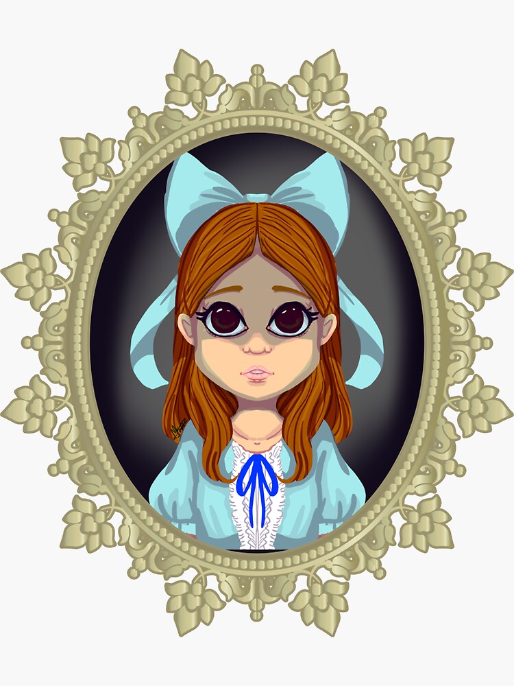 "Big Eyes" Sticker by konekoilustra | Redbubble