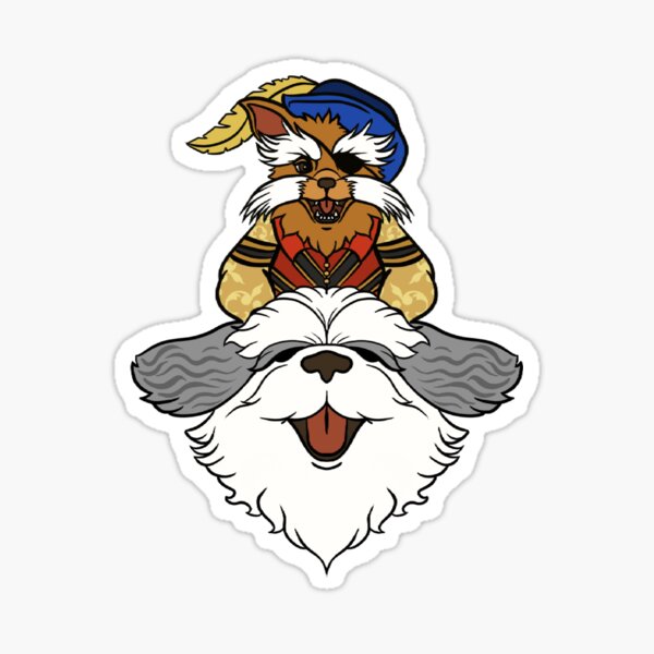 "Sir Didymus and Ambrosius" Sticker for Sale by BigAvo | Redbubble