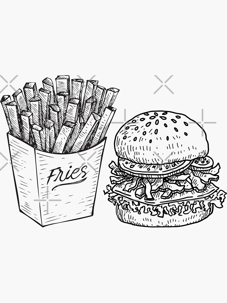 "Mcdonalds Happy Meal" Sticker for Sale by BetterMindsTees | Redbubble