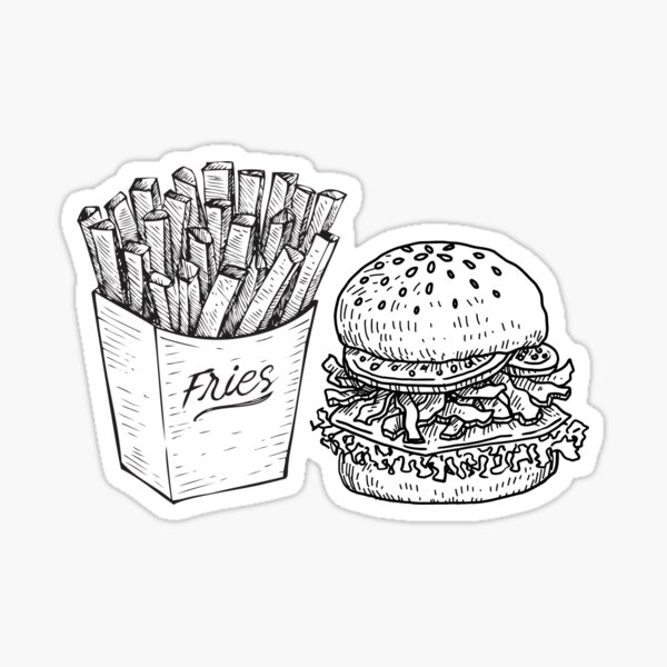 "Mcdonalds Happy Meal" Sticker for Sale by BetterMindsTees | Redbubble