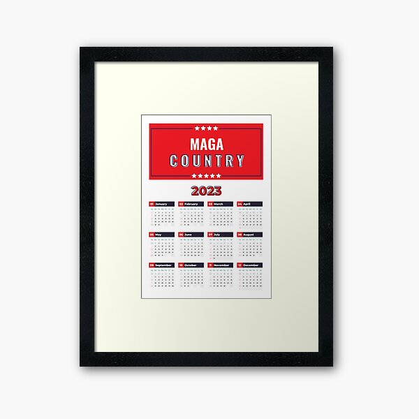 "Maga Country , 2023 calendar printable, 2023 printable calendar ...