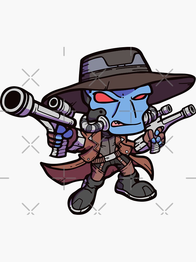 "cad bane" Sticker for Sale by LondownDesign | Redbubble