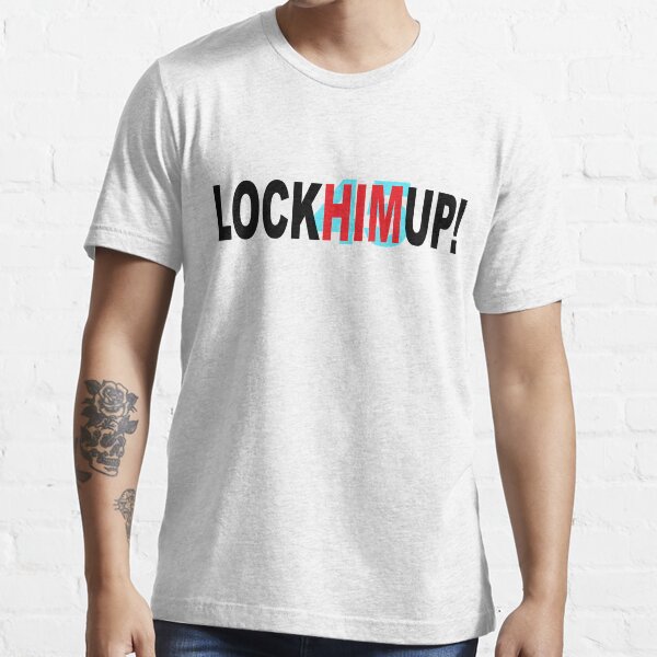"Lock Him Up! - Horizontal" T-shirt by madmattman | Redbubble