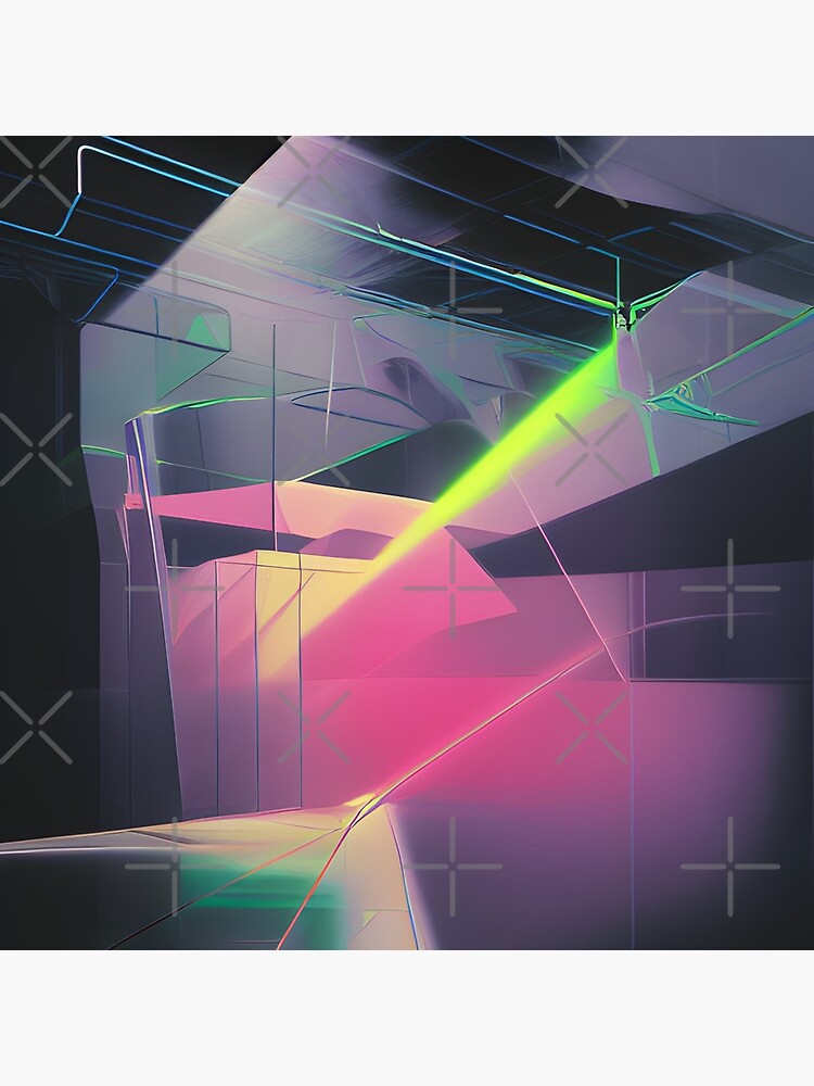 "Futuristic laser" Poster for Sale by ArtisticVlad | Redbubble