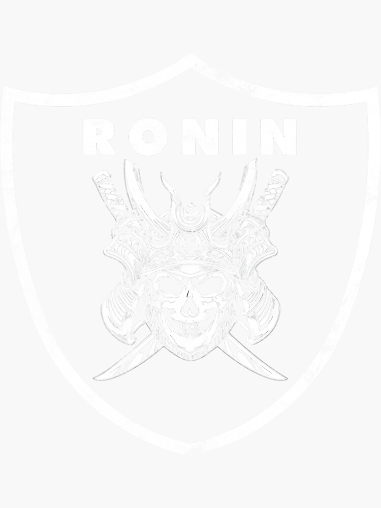 "Samurai Warrior Ronin Football Badge Premium " Sticker for Sale by ...