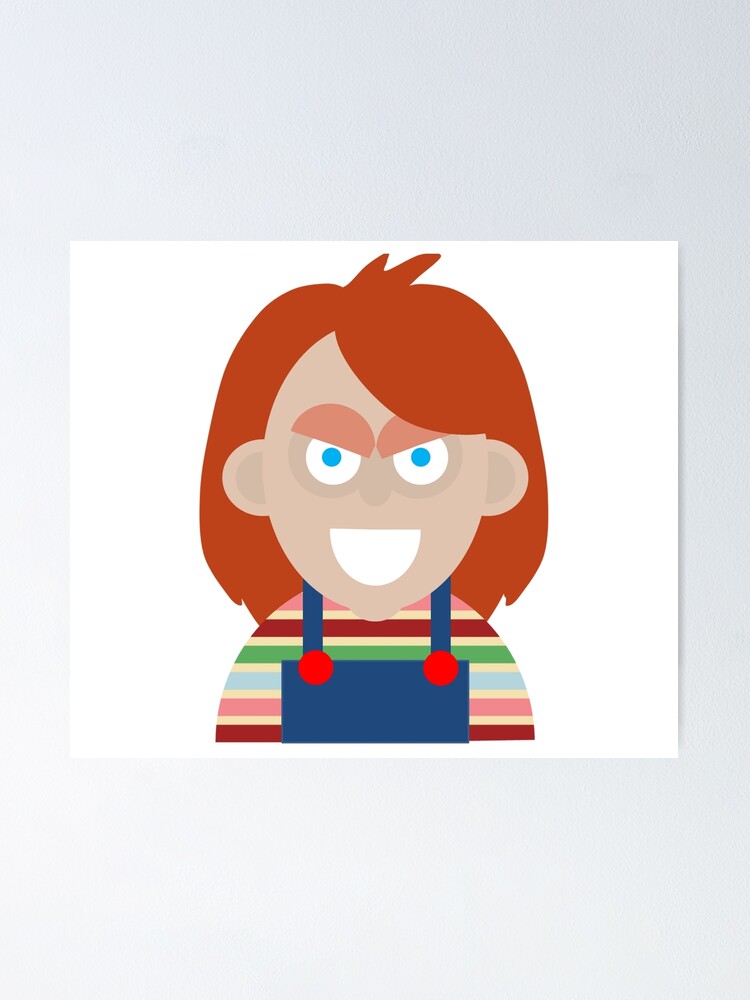 "Chucky design for Halloween " Poster for Sale by Zozzadesigner | Redbubble