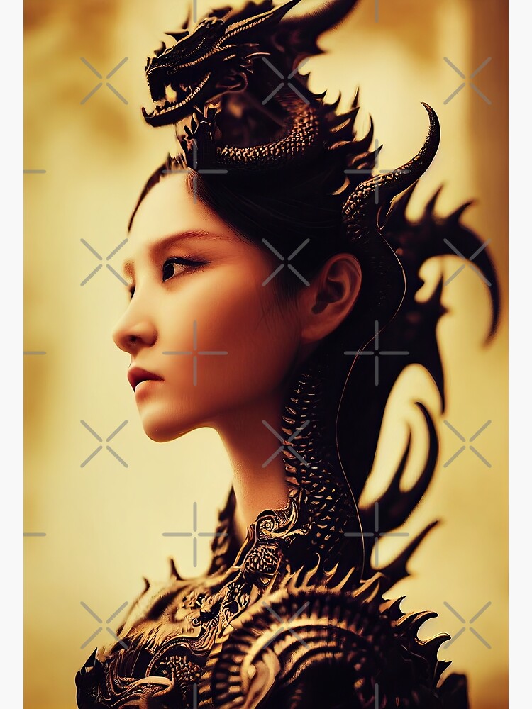 "Dragon Queen Utpalaka" Poster for Sale by OccultDreams | Redbubble