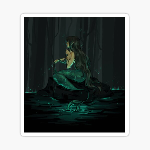 "Forest Lake Siren Eddie" Sticker for Sale by kenmoos | Redbubble