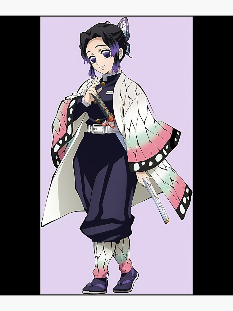 "demon slayer shinobu kocho full body poster jeffery hampton" Poster ...