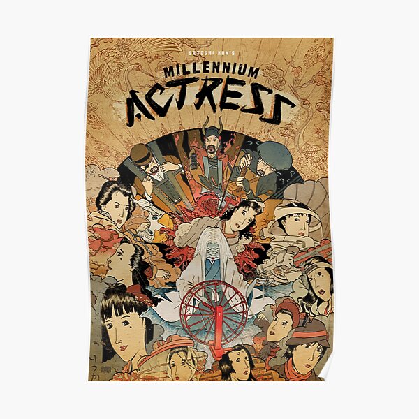 "Millennium Actress by Satoshi Kon Original Design" Poster for Sale by ...