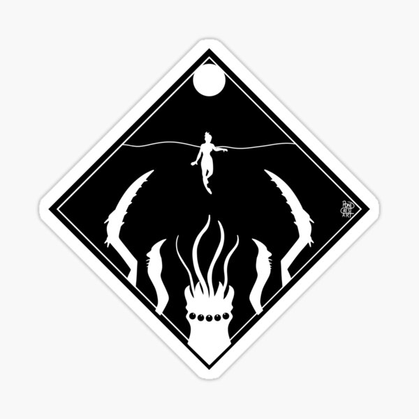 "Creature of the Deep" Sticker for Sale by PondcrestART | Redbubble