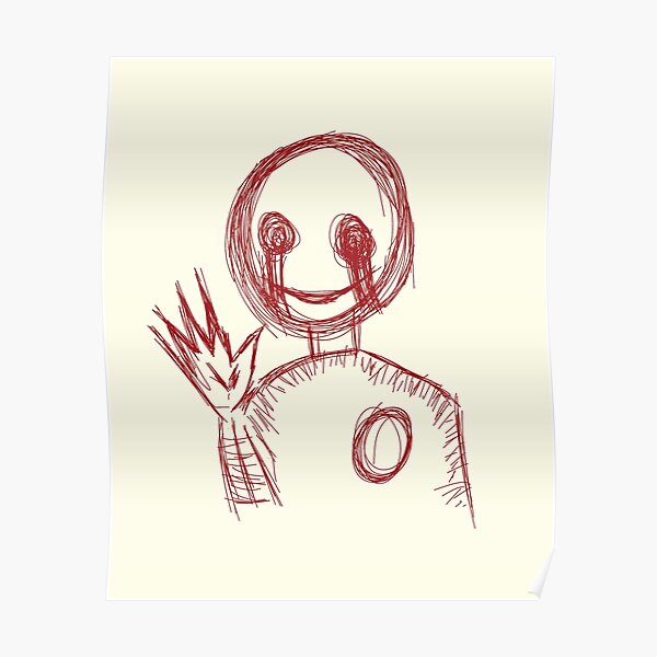 " scary rough smile" Poster for Sale by cutedream | Redbubble