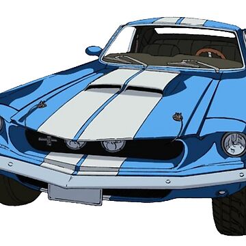 "Gunsmith Cats GT500" Sticker for Sale by bigdog1942 | Redbubble