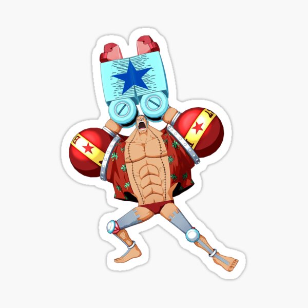 "Franky One piece" Sticker for Sale by Medshop-art | Redbubble