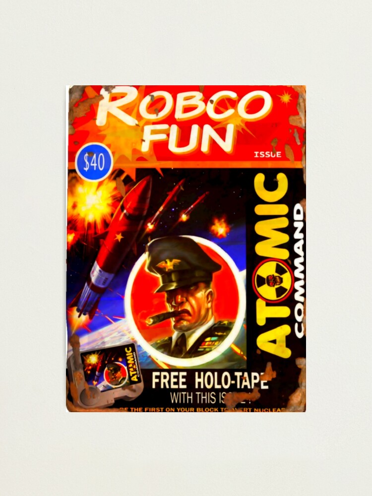 "Fall Out 4 Robco Fun Comic Book / Atomic Command Edition" Photographic ...