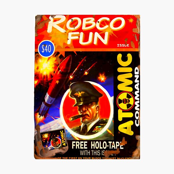 "Fall Out 4 Robco Fun Comic Book / Atomic Command Edition" Photographic ...