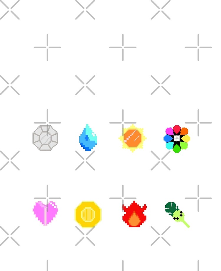 "Pixelmon Badges" iPad Case & Skin for Sale by PixelMix | Redbubble