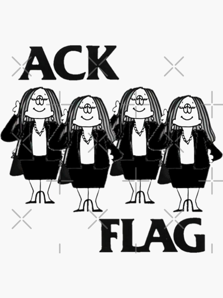 "ACK FLAG, Cathy Ack Flag" Sticker for Sale by THE1OFARTISTS | Redbubble