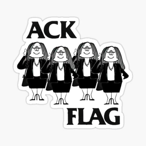 "ACK FLAG, Cathy Ack Flag" Sticker for Sale by THE1OFARTISTS | Redbubble