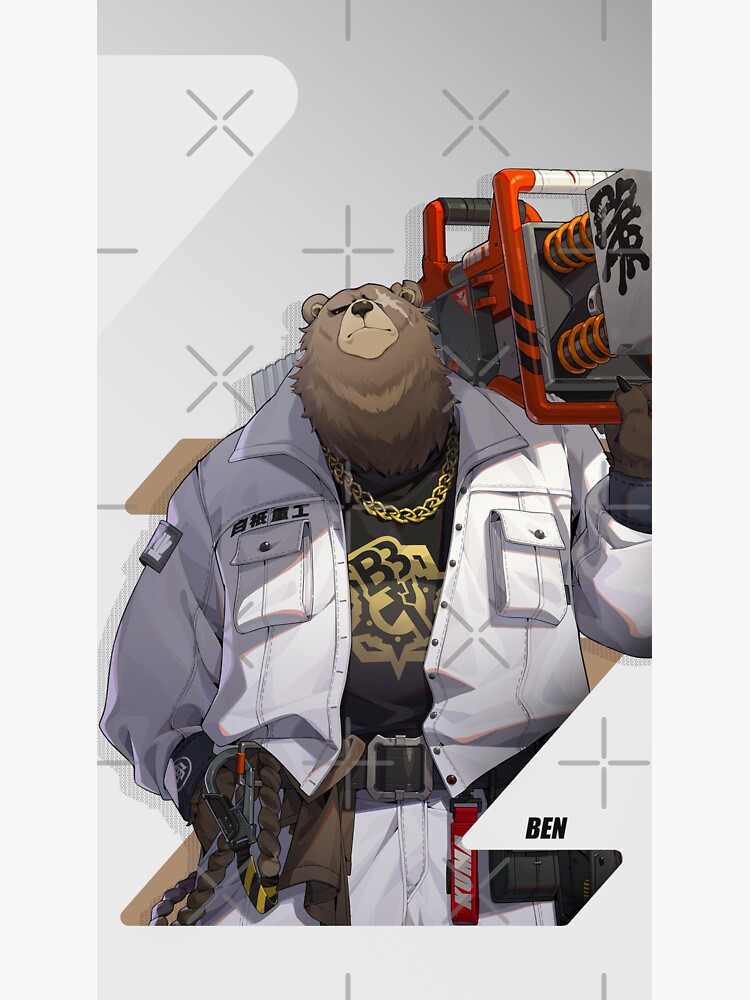 "Zenless Zone Zero - Ben Bigger official " Sticker for Sale by UDLawArt ...