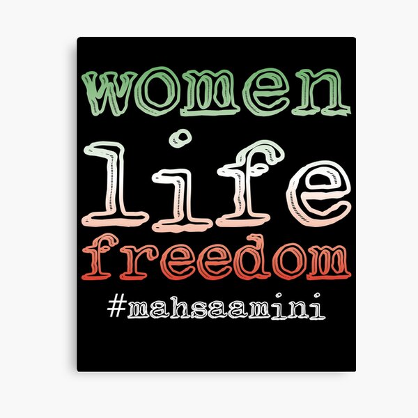 "Rise With The Women Of Iran Women Life Freedom Mahsa Amini" Canvas ...