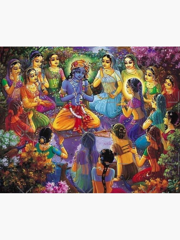 "Lord Krishna with gopis photography " Poster for Sale by Krishnavi ...