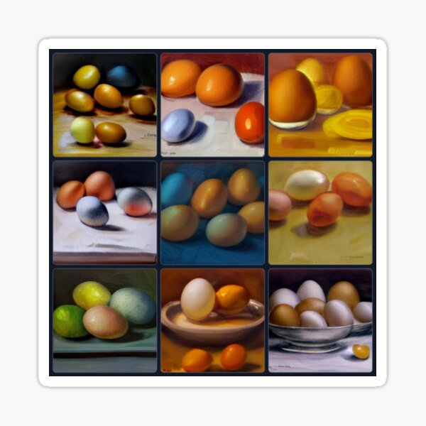 "Eggs Pack " Sticker for Sale by CinderPress | Redbubble