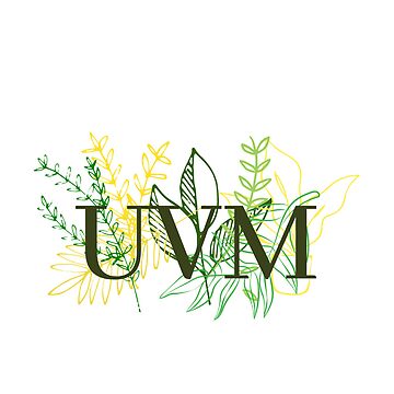 "UVM PLANTS" Sticker for Sale by CAMPUS-MENACE | Redbubble