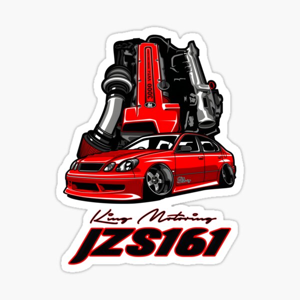 "Toyota Aristo JZS161 Single Turbo 2JZGTE Classic " Sticker for Sale by ...