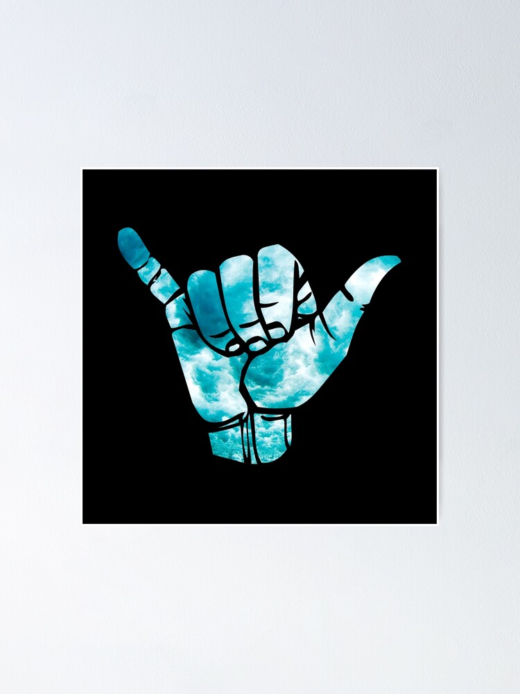 "Shaka Design" Poster by warddt | Redbubble