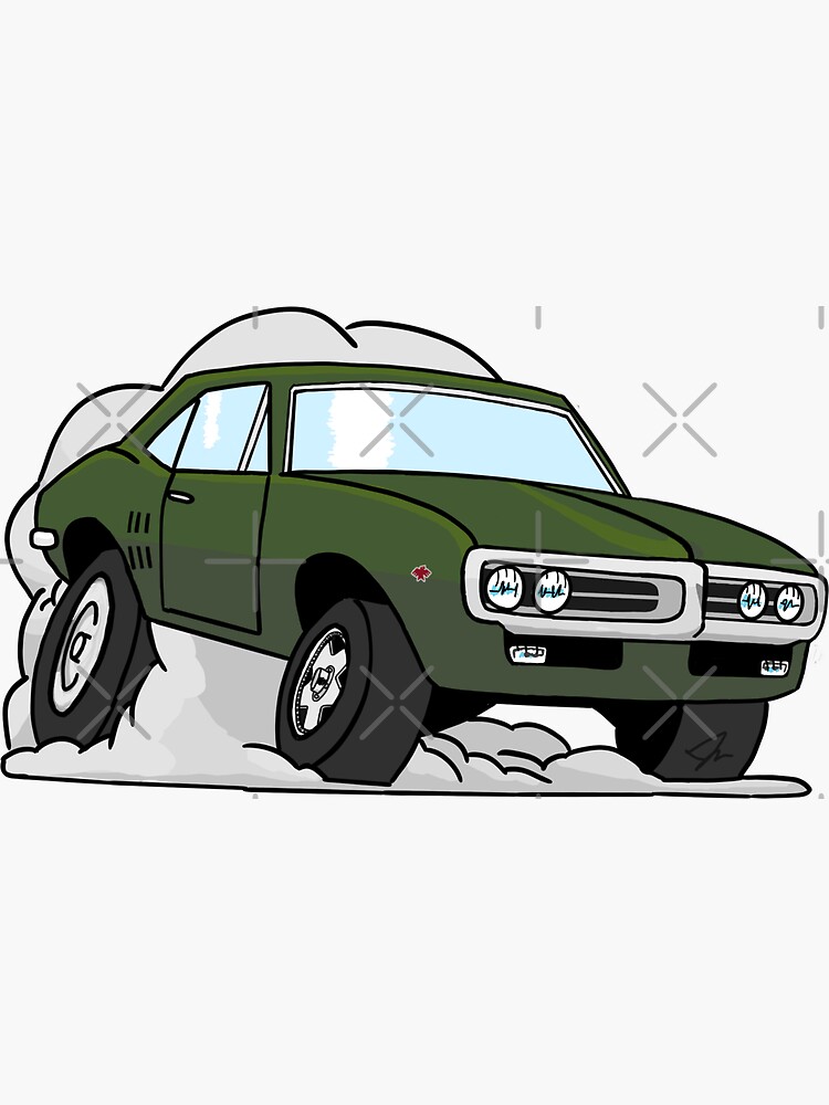 "67 Firebird" Sticker for Sale by jagrubbs | Redbubble
