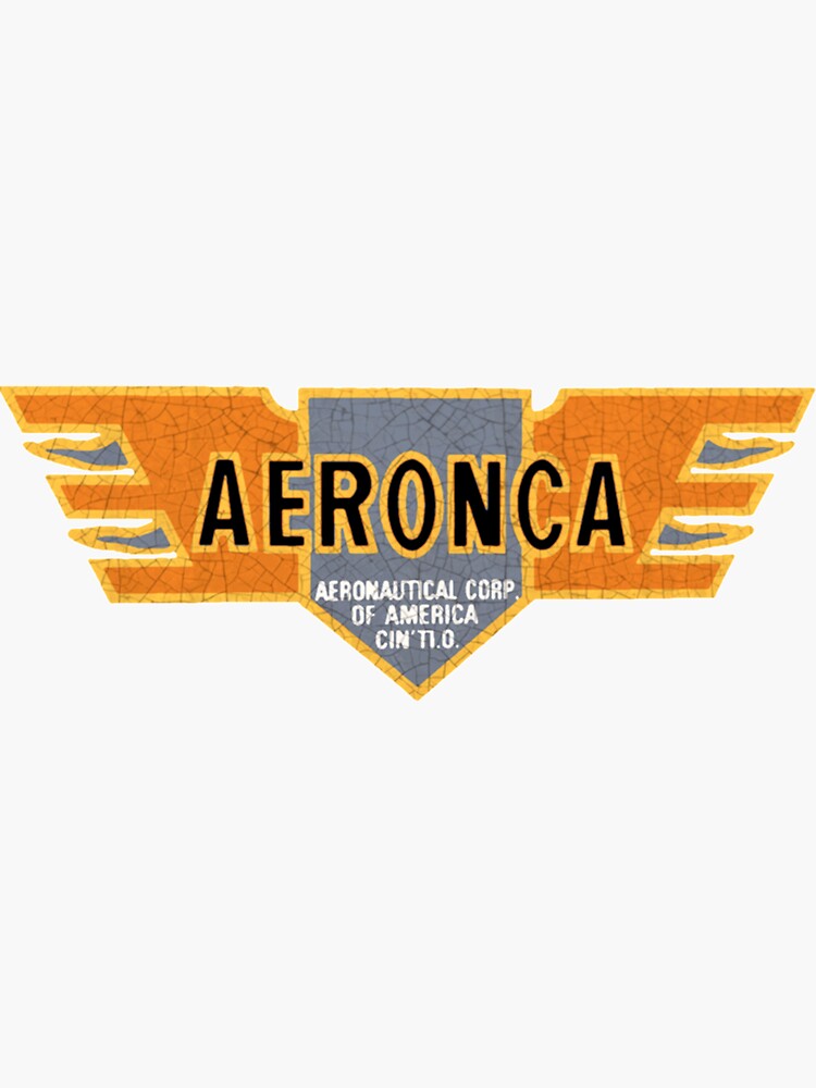 "Aeronca Aircraft USA " Sticker for Sale by Nanmetrician | Redbubble