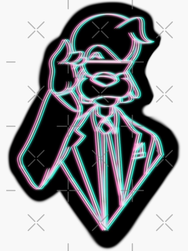 "Holo Max as Powerline The Weeknd Crossover" Sticker for Sale by ...