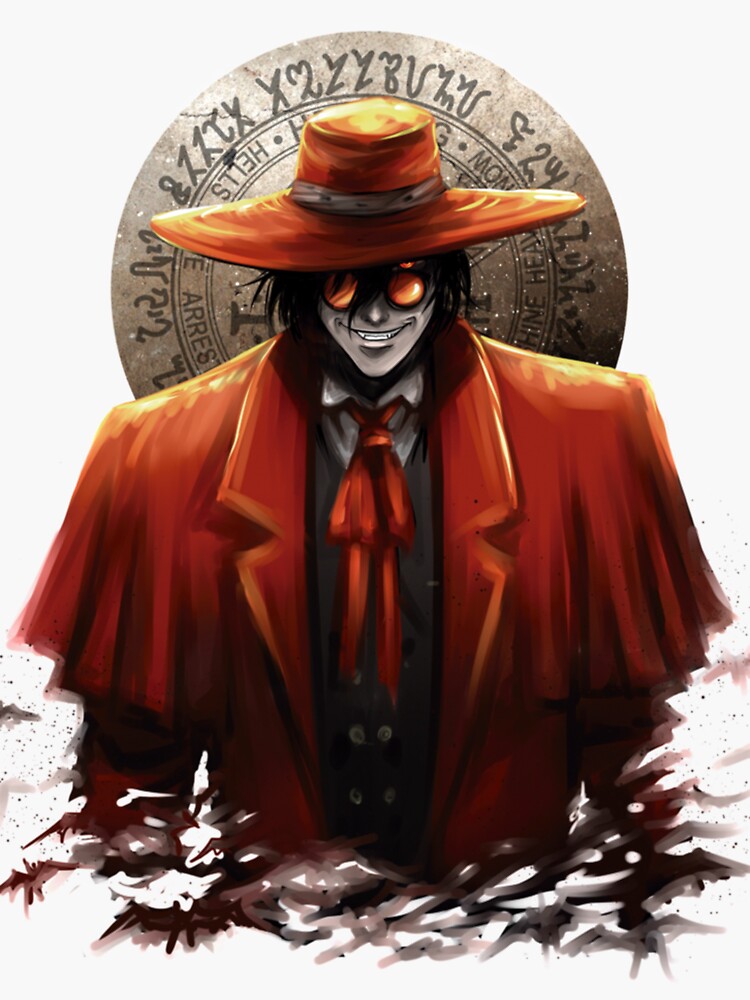 "Alucard" Sticker for Sale by najessica34 | Redbubble