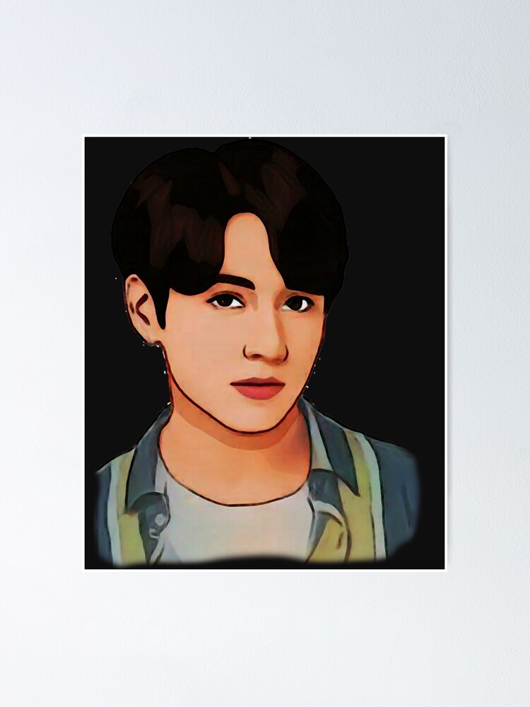 Jeon Jung Kook K Pop Stars Bts Sticker Poster For Sale By Maudieschmidt Redbubble