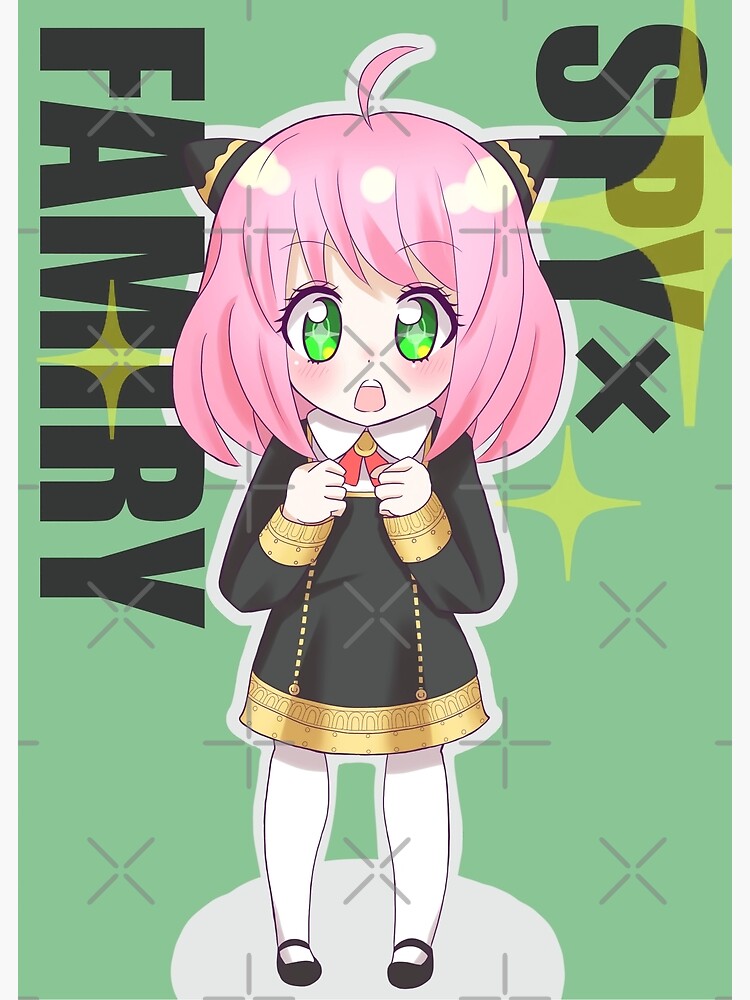 "Anya Forger Spy x Family Design Fanart" Art Print for Sale by ...