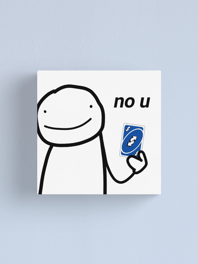 "no u UNO reverse card dream meme" Canvas Print for Sale by BestQuest ...