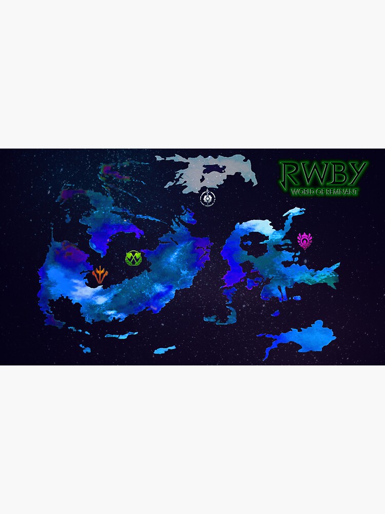 "RWBY WoR Map Space Theme" Sticker by HometownSciFi | Redbubble