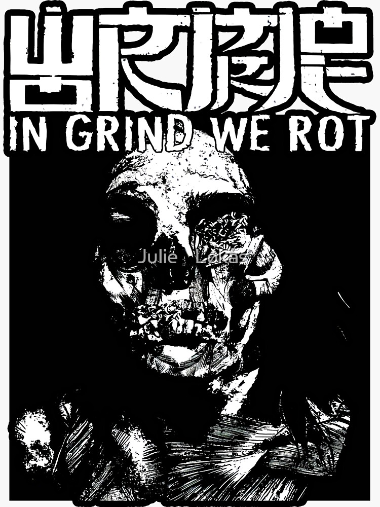 "rotting face" Sticker for Sale by Julie-9405 | Redbubble