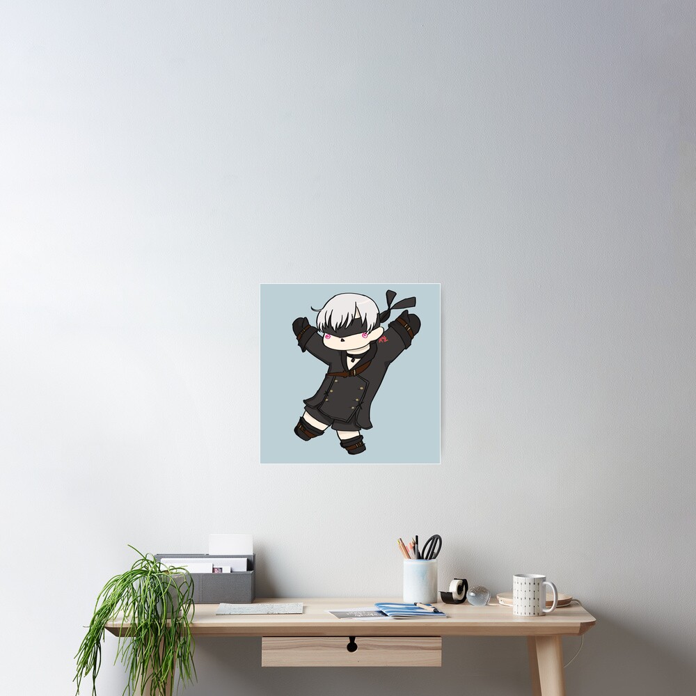 Póster «Chibi 9S- Nier Automata» de anico-art | Redbubble