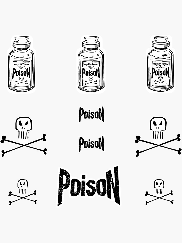 "poison bottle" Sticker for Sale by SimonSay | Redbubble