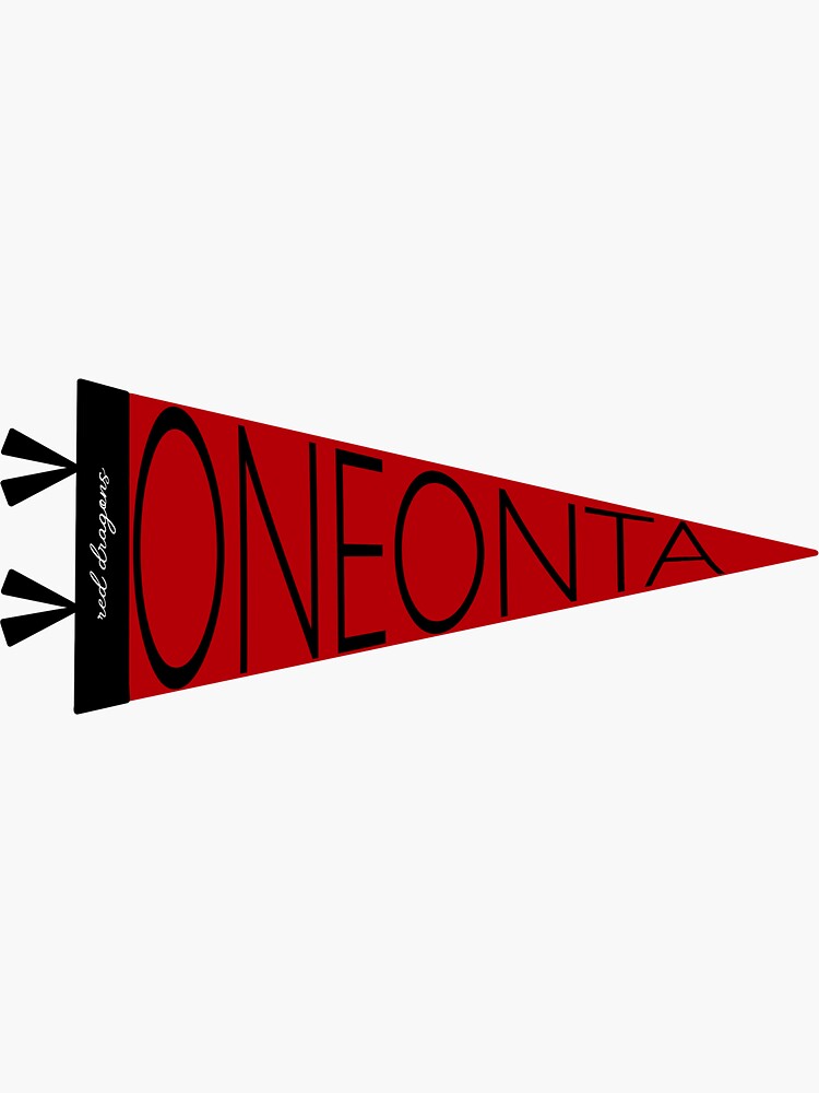 "SUNY Oneonta Flag Sticker" Sticker for Sale by CollegeGirlShop | Redbubble