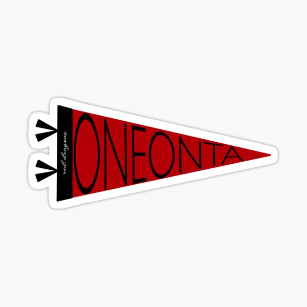 "SUNY Oneonta Flag Sticker" Sticker for Sale by CollegeGirlShop | Redbubble