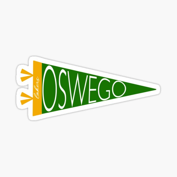 "SUNY Oswego Flag Sticker" Sticker for Sale by CollegeGirlShop | Redbubble
