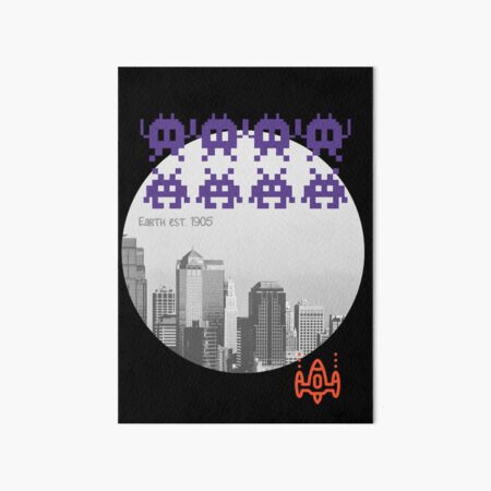 "Space invader ufo flying saucer" Art Board Print for Sale by Benb2567 ...
