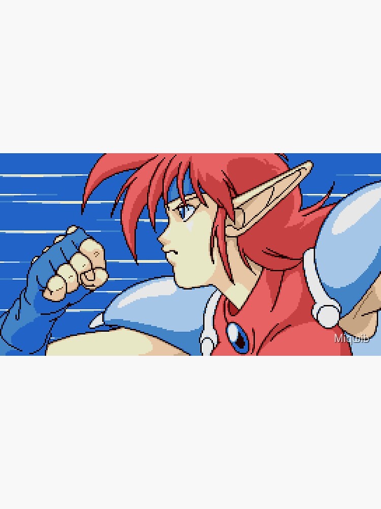 "Popful Mail (Sega CD) Gotta Go Fast" Art Print by Miqwib | Redbubble