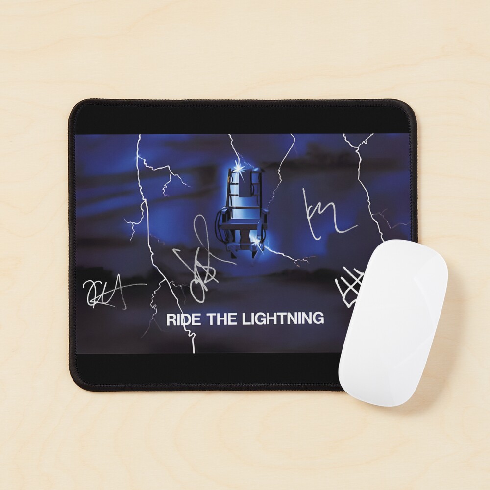 "Ride the Lightning album electricity" Mouse Pad for Sale by VanessJahn ...