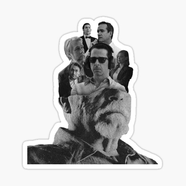 "Succession Main Cast Design" Sticker for Sale by Lejandro-T | Redbubble