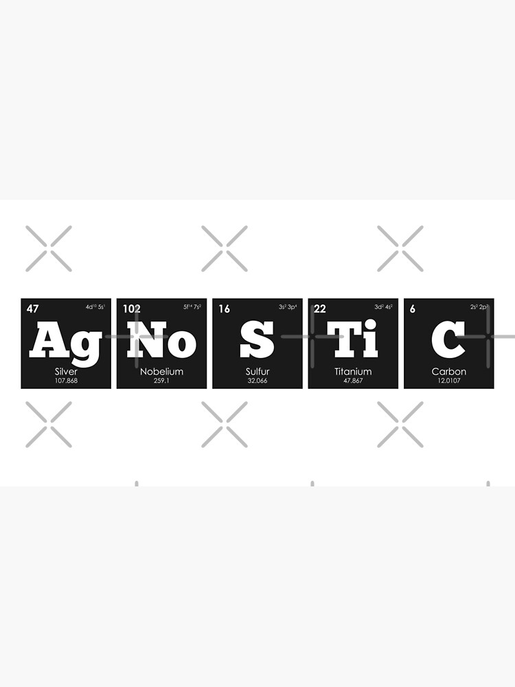 "Chemistry - Periodic Table Elements: AgNoSTiC" Poster for Sale by ThisOnAShirt | Redbubble