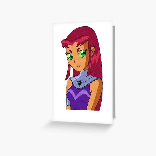 "starfire teen titans" Greeting Card for Sale by artsyyella | Redbubble